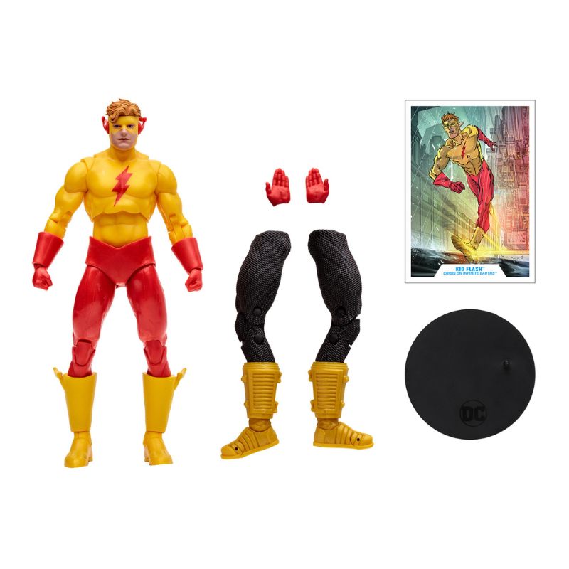 McFarlane DC Multiverse Kid Flash (Crisis on Infinite Earths) Gold Lab ...
