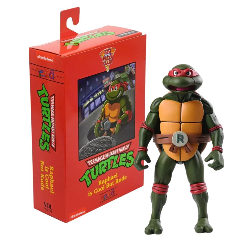 Neca Teenage Mutant Ninja Turtles Cartoon Ultimate Raphael (VHS) 7" Ex ...