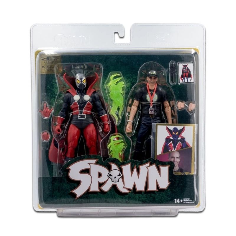 McFarlane Spawn & Todd McFarlane (Spawn) 2-Pack 7" 30th Anniversary Ac ...